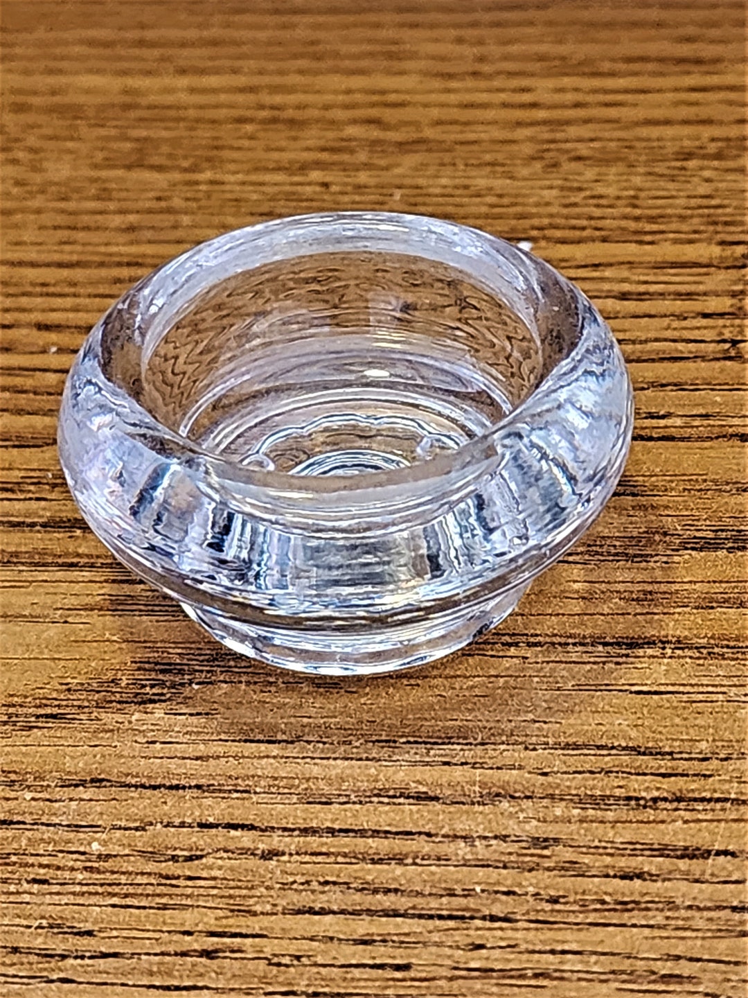 Vintage Crystal Salt Cellar - Etsy