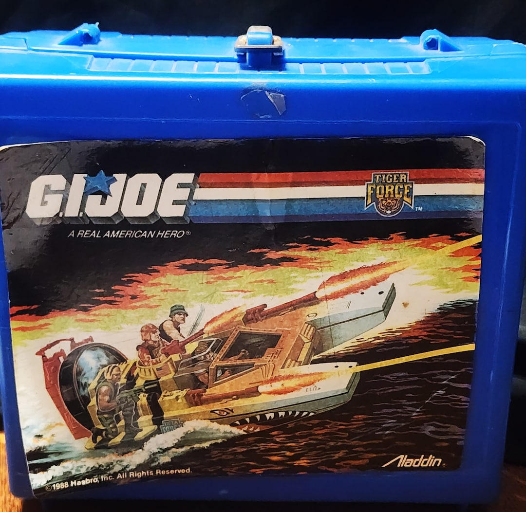 Vintage 1988 GI Joe Lunch Box Missing Thermos and Handle - Etsy