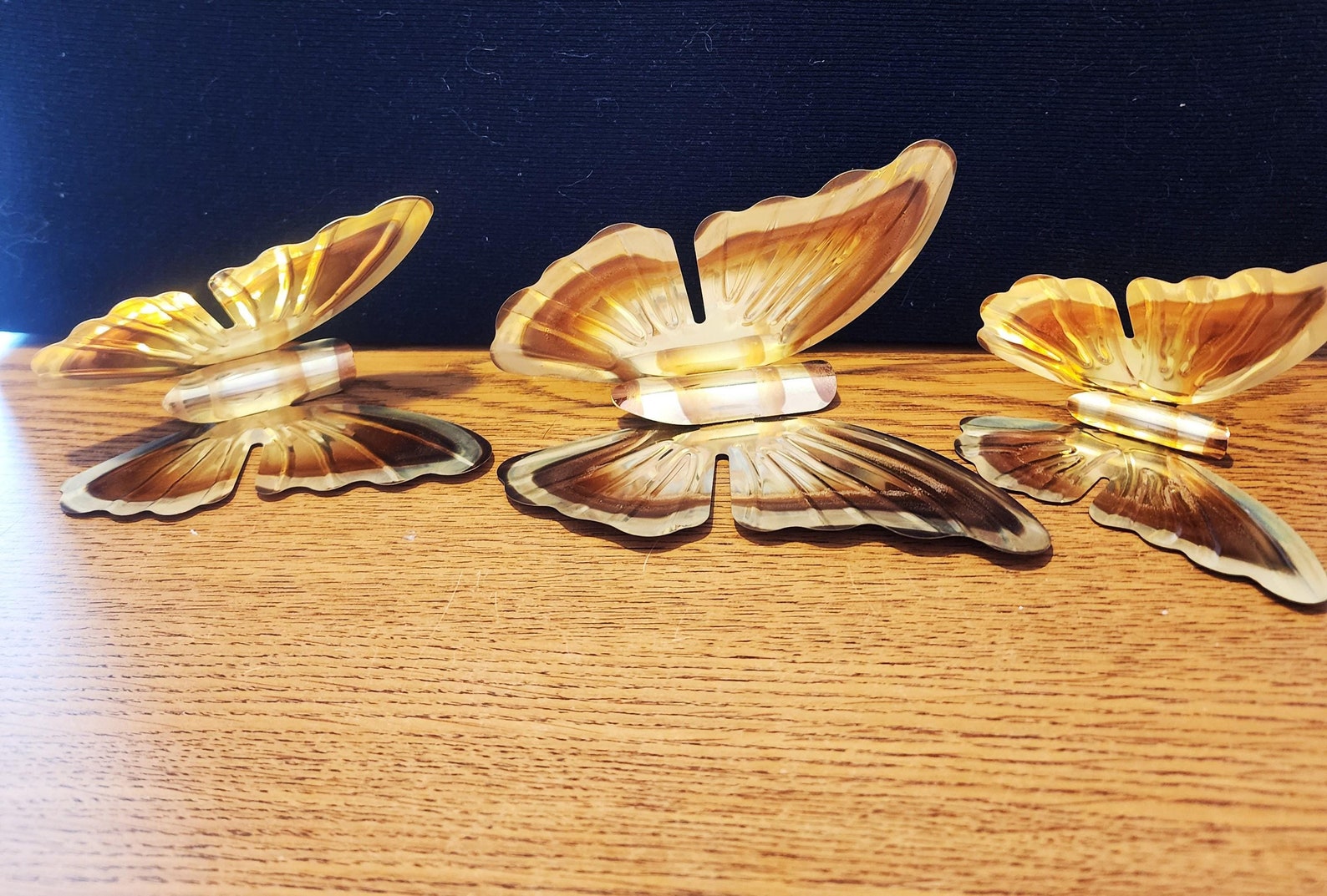 Vintage Three Tin Butterflies to Hang on Wall - Etsy