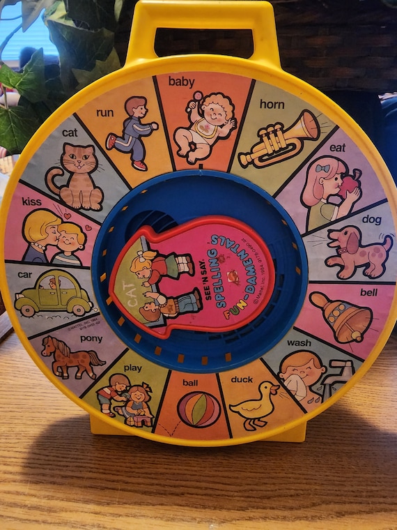 Vintage See and Spell 1984 Mattel - Etsy