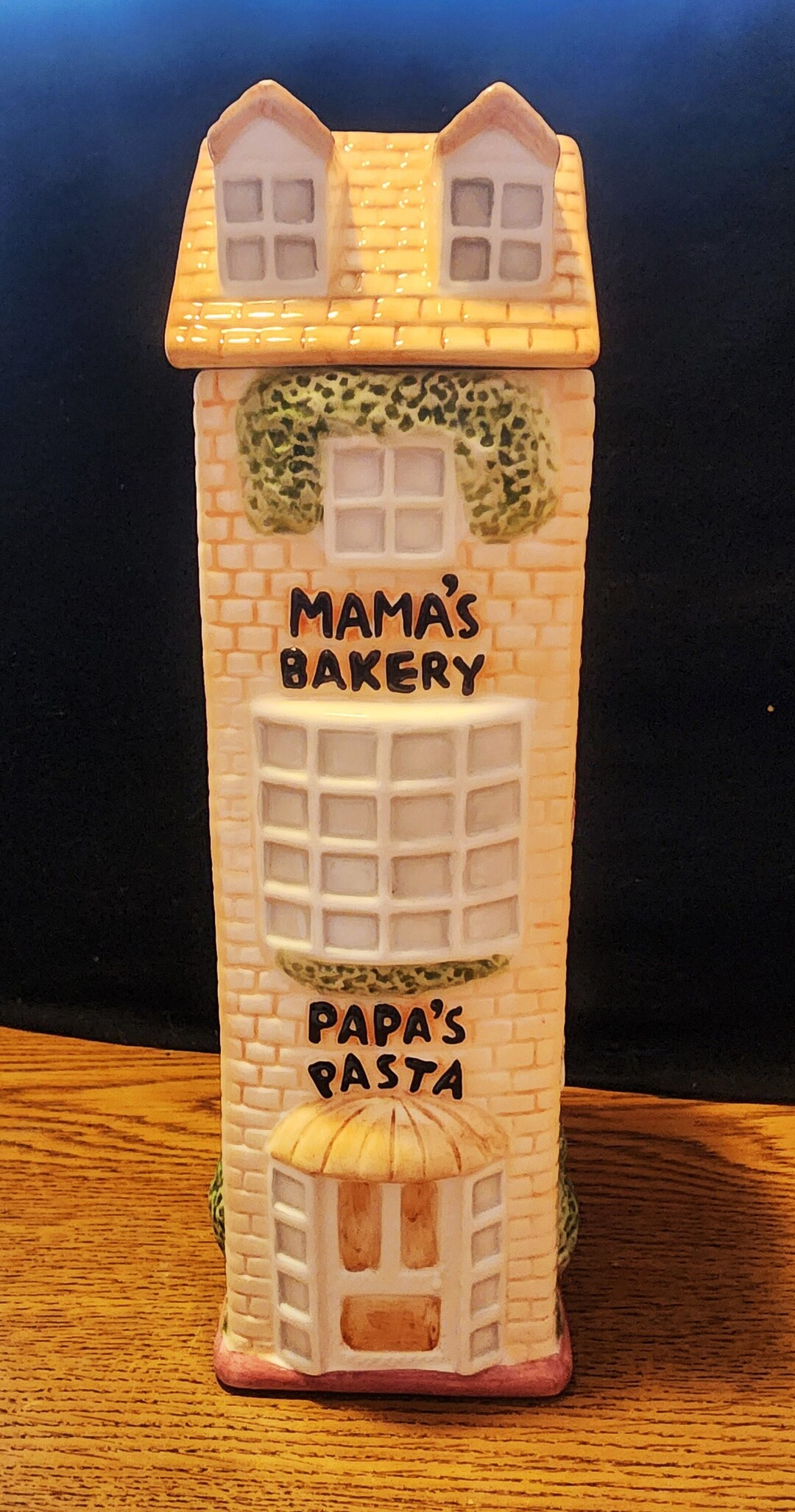 Vintage Mamas Bakery/paps Pasta Cookie Jar 14" X 4" X 4" - Etsy