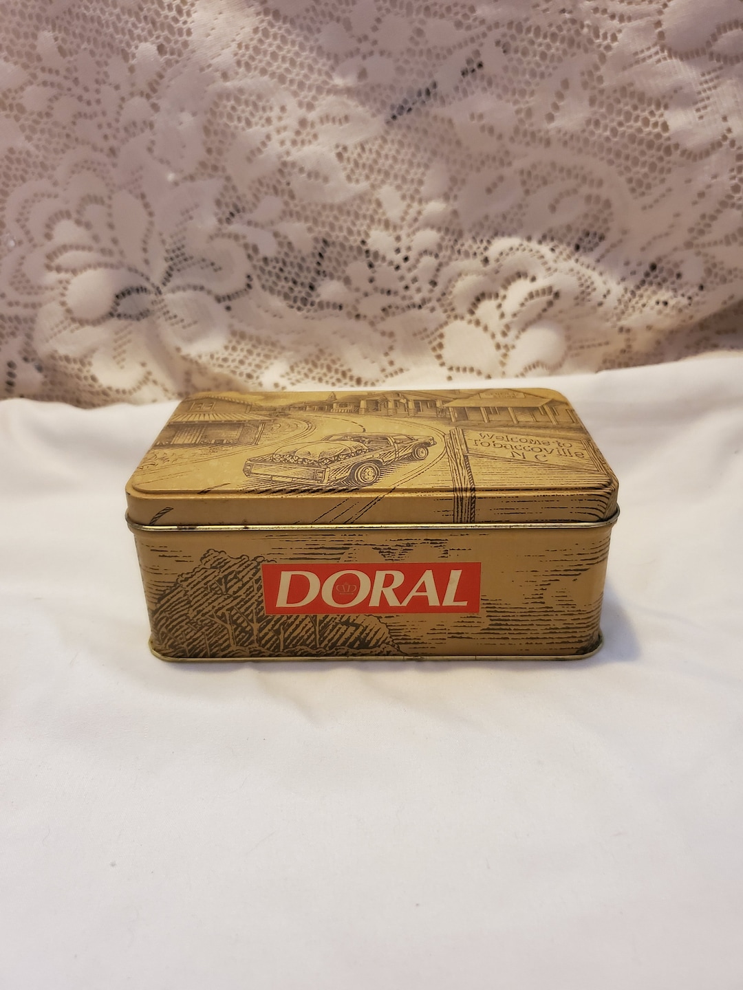 Vintage Doral Tin Box - Etsy