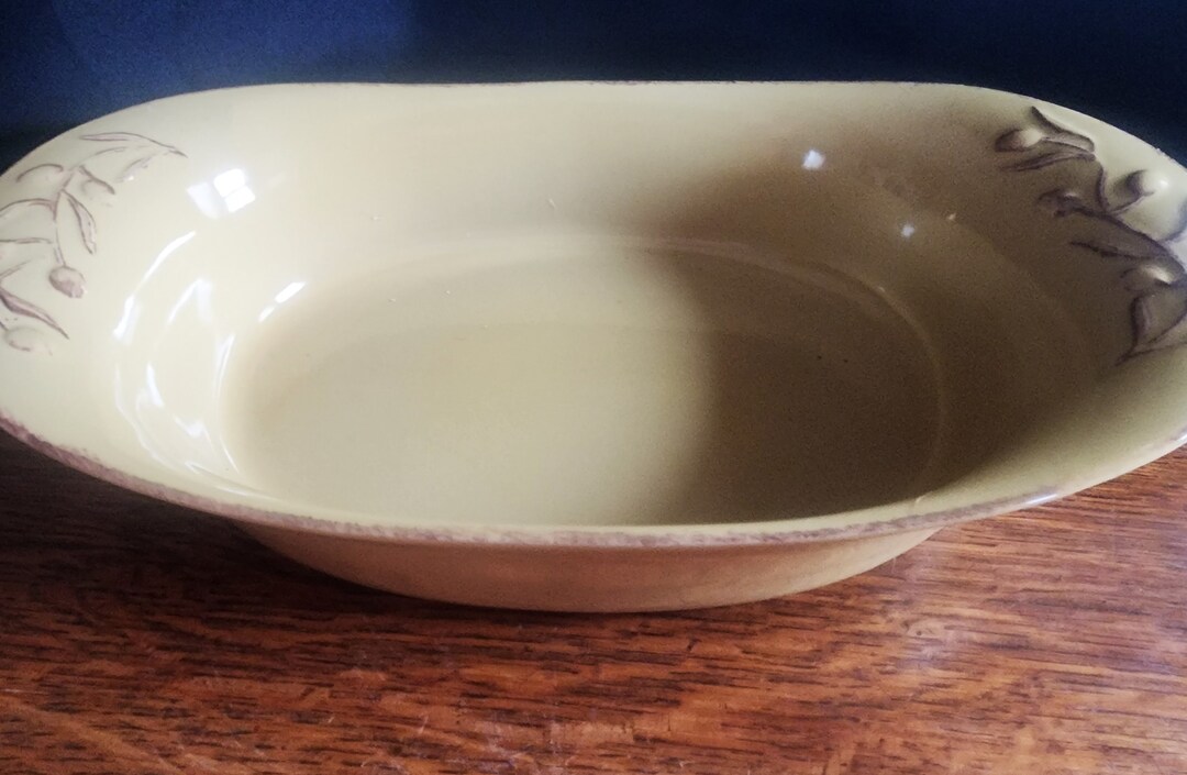 Vintage 14" X 8" X 3" Stoneware Cerutil Casserole - Etsy