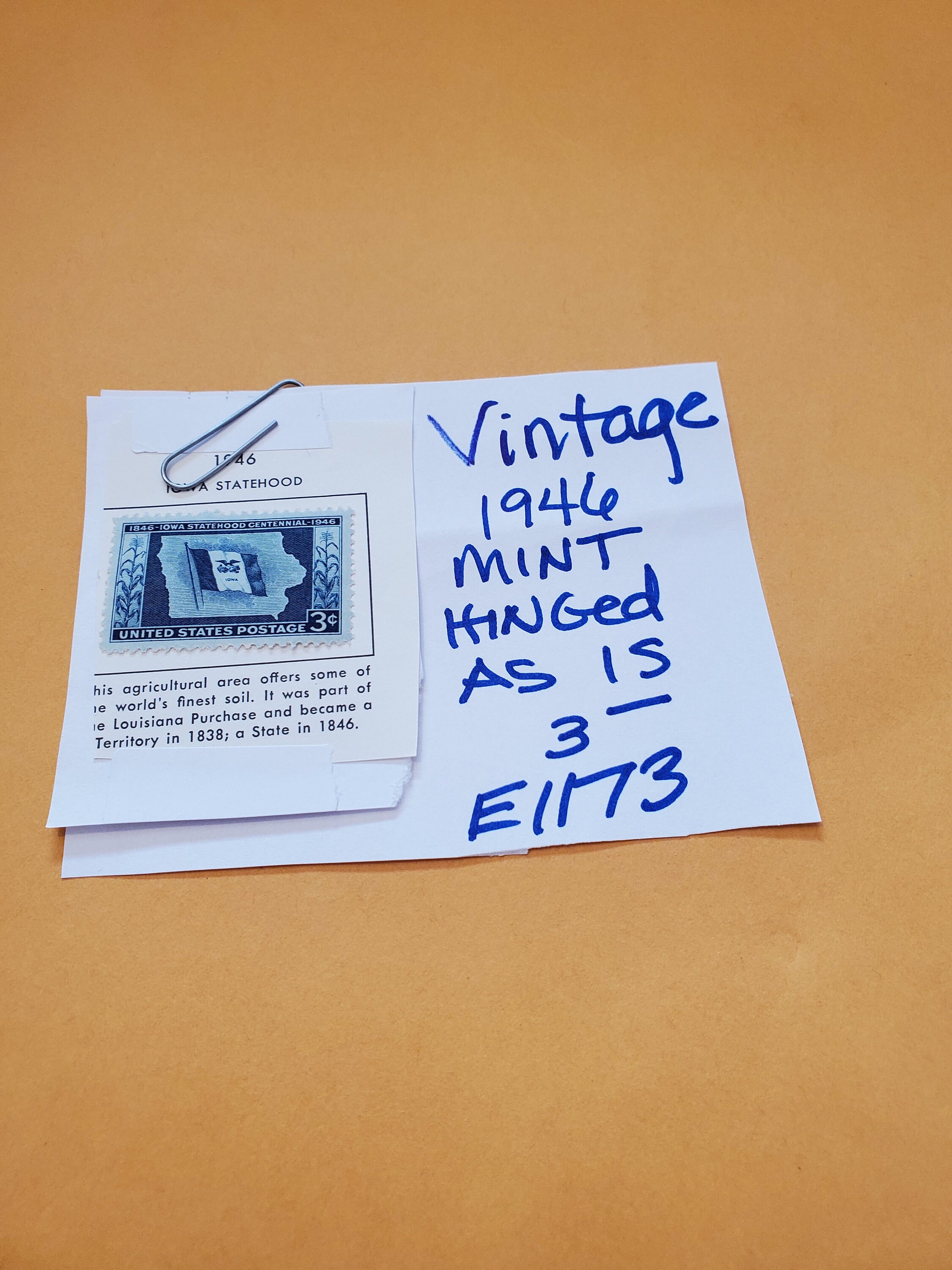 Collectibles Postage Stamps Vintage 1946 mint and hinged as is etna.com.pe