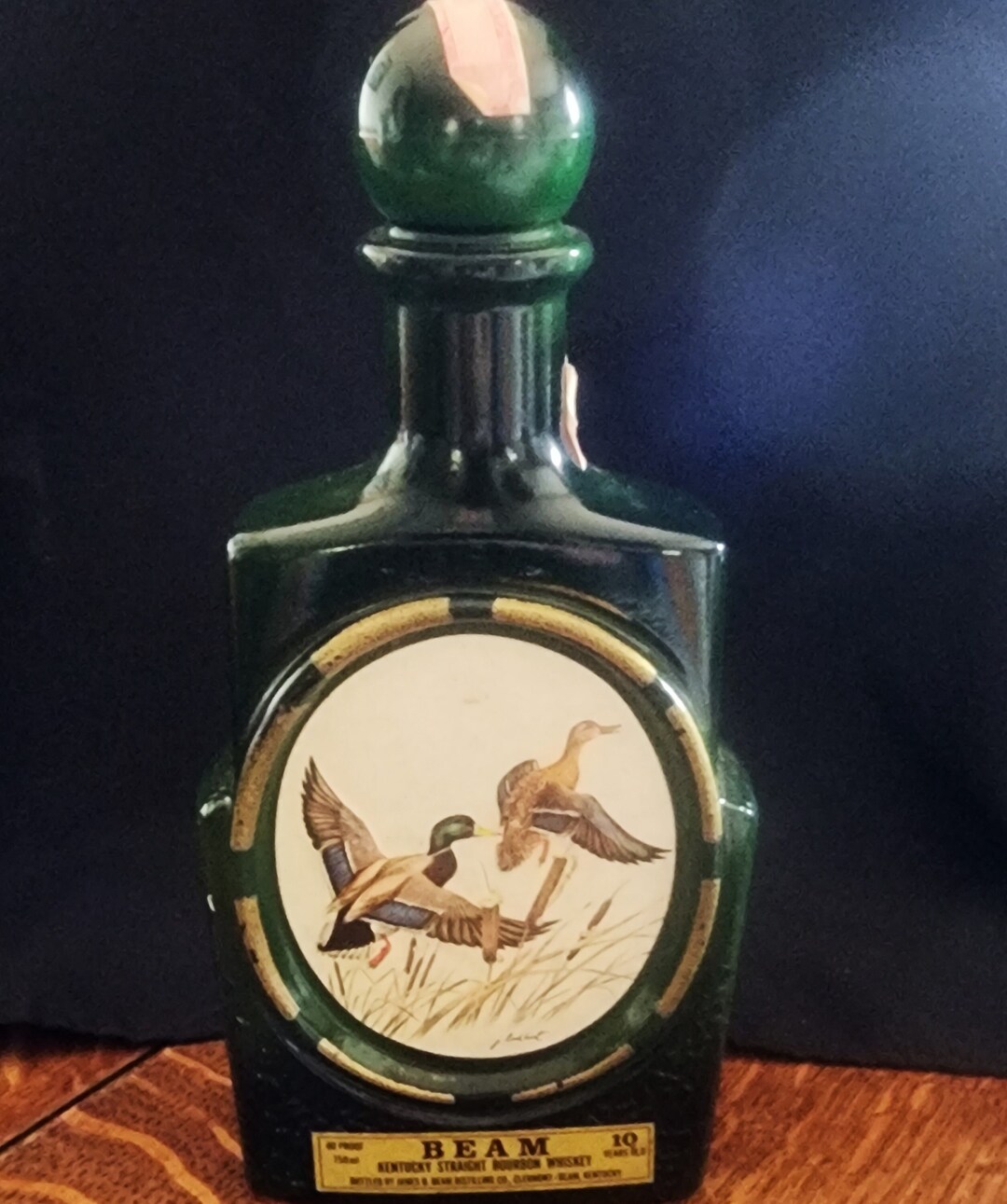Vintage Jim Beam Bottle Wildlife Ducks - Etsy