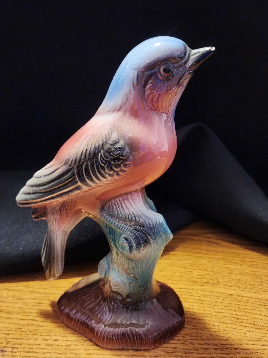 Vintage Royal Copely Blue Parrot - Etsy