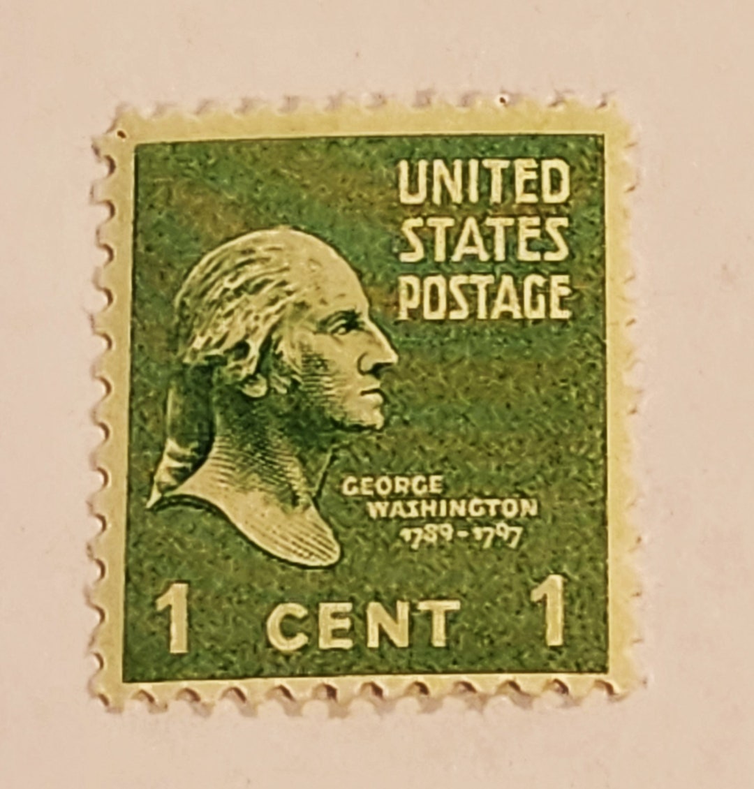 Vintage Green 1932 George Washington Mint Unhinged - Etsy
