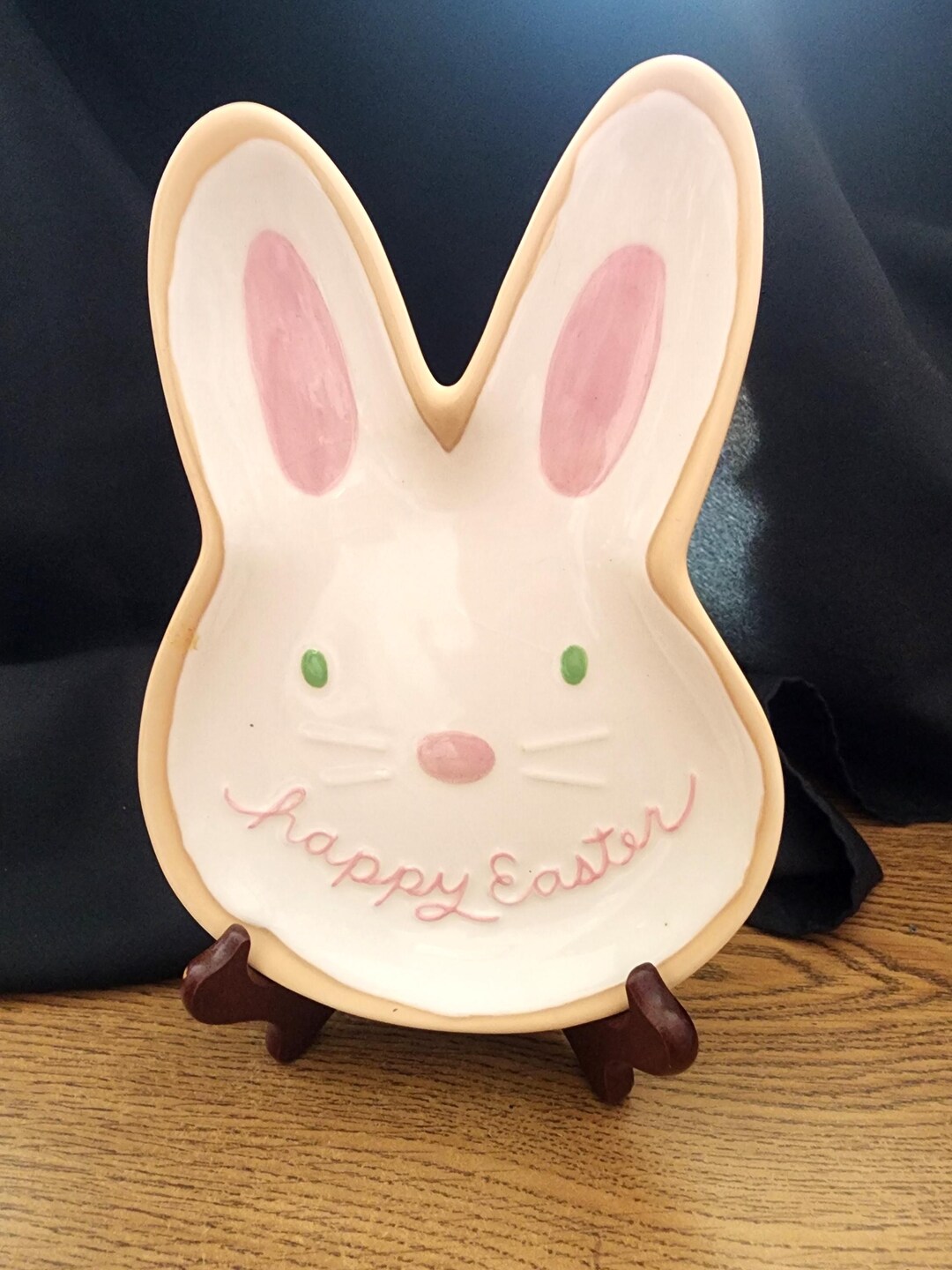 Vintage Bunny Plate - Etsy