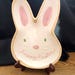 Vintage Bunny Plate - Etsy