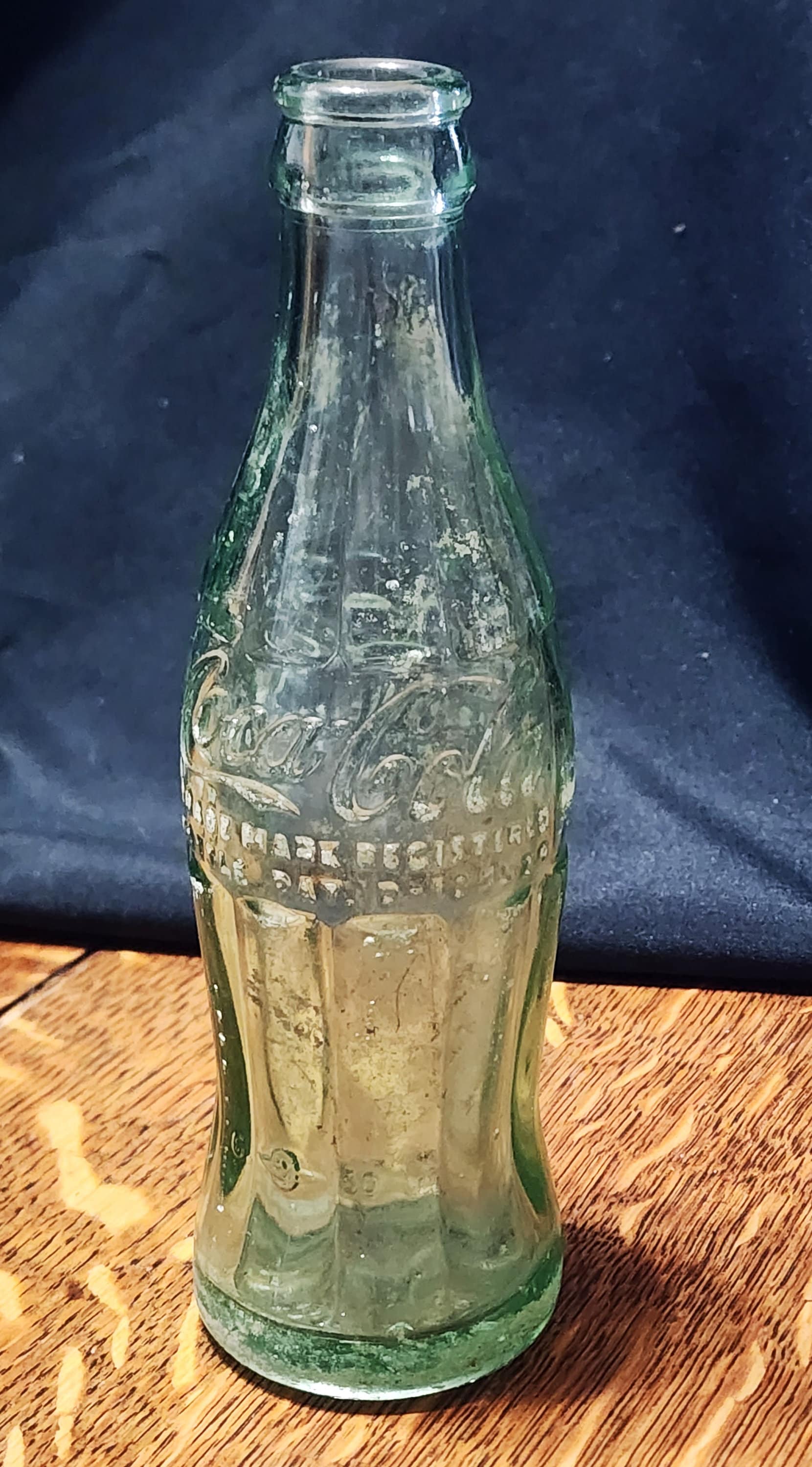 Vintage Blue Glass Coke Bottle Chicago - Etsy