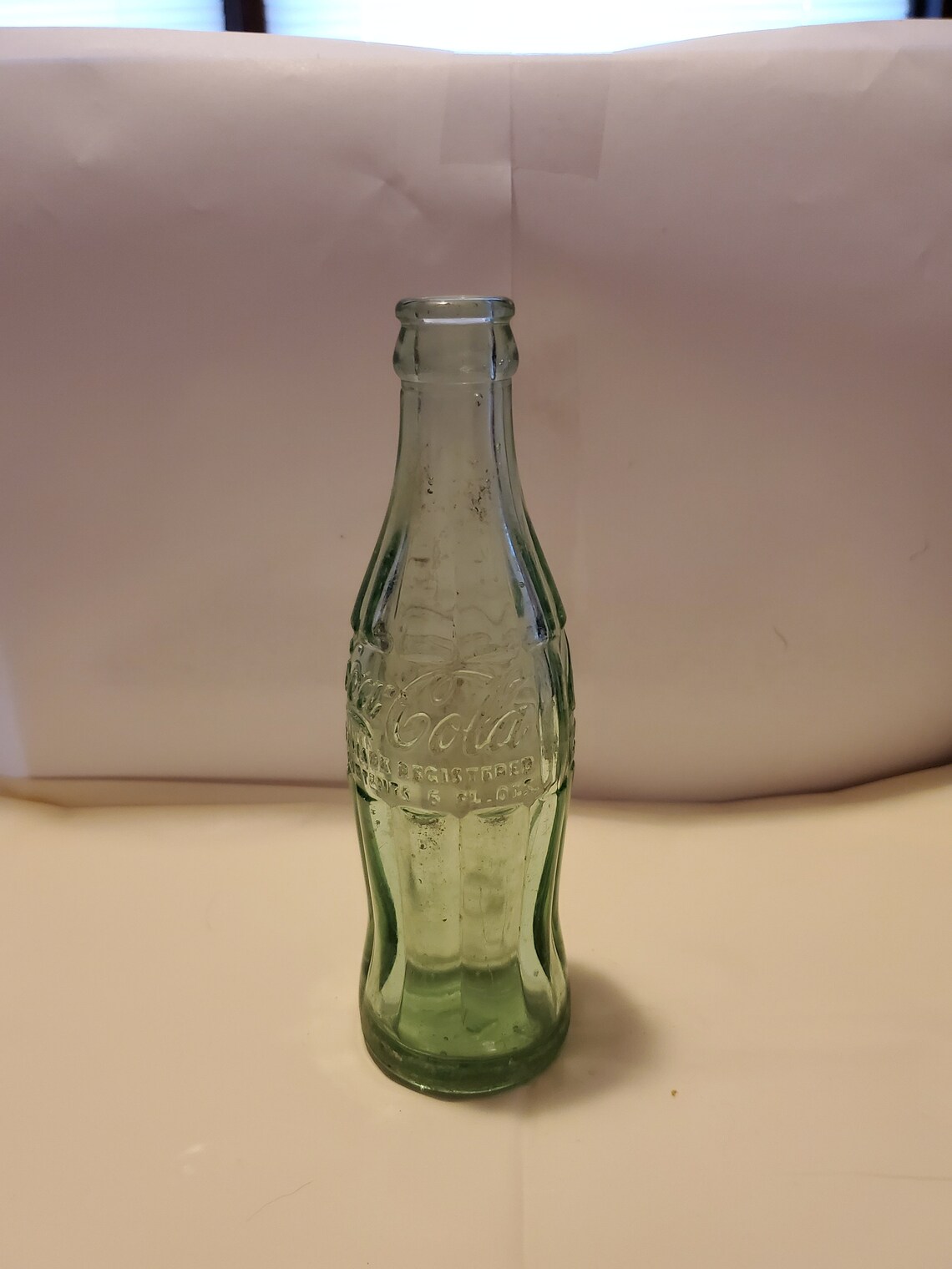 Vintage Blue Glass Coke Bottle Chicago | Etsy