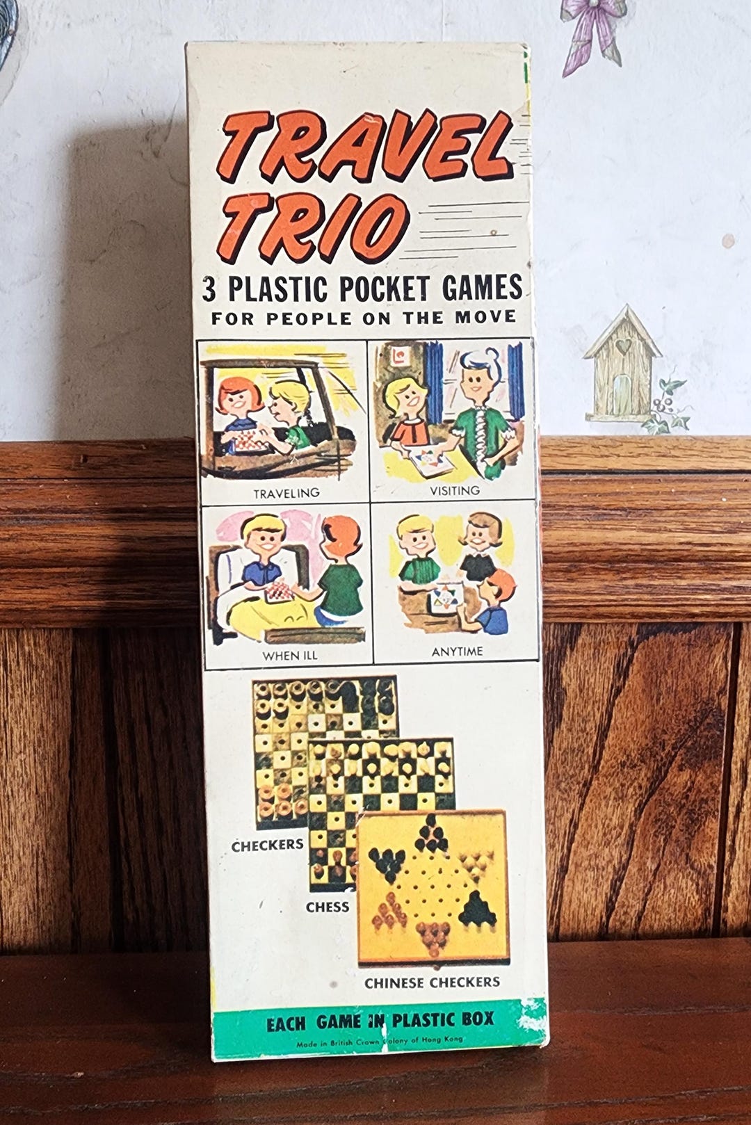 Vintage Travel Trio Games - Etsy