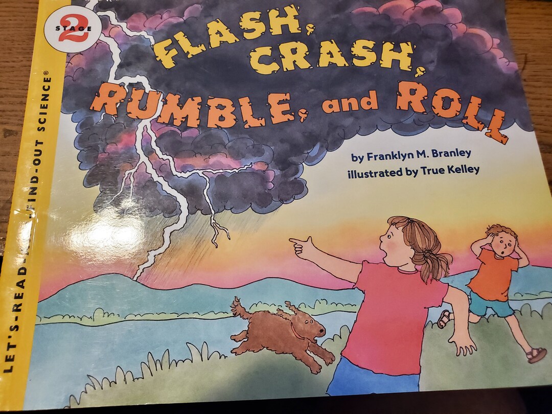 Vintage Flash Crash Rumble & Roll - Franklyn M. Branley - 1964 - Etsy