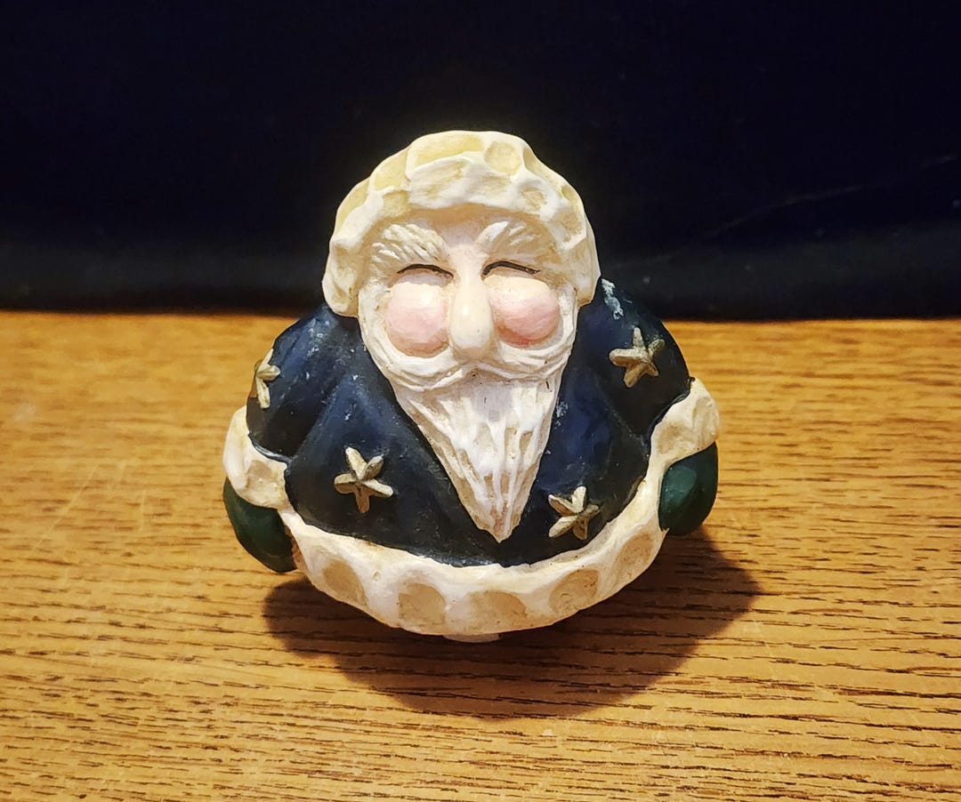 Vintage Ceramic Santa - Etsy