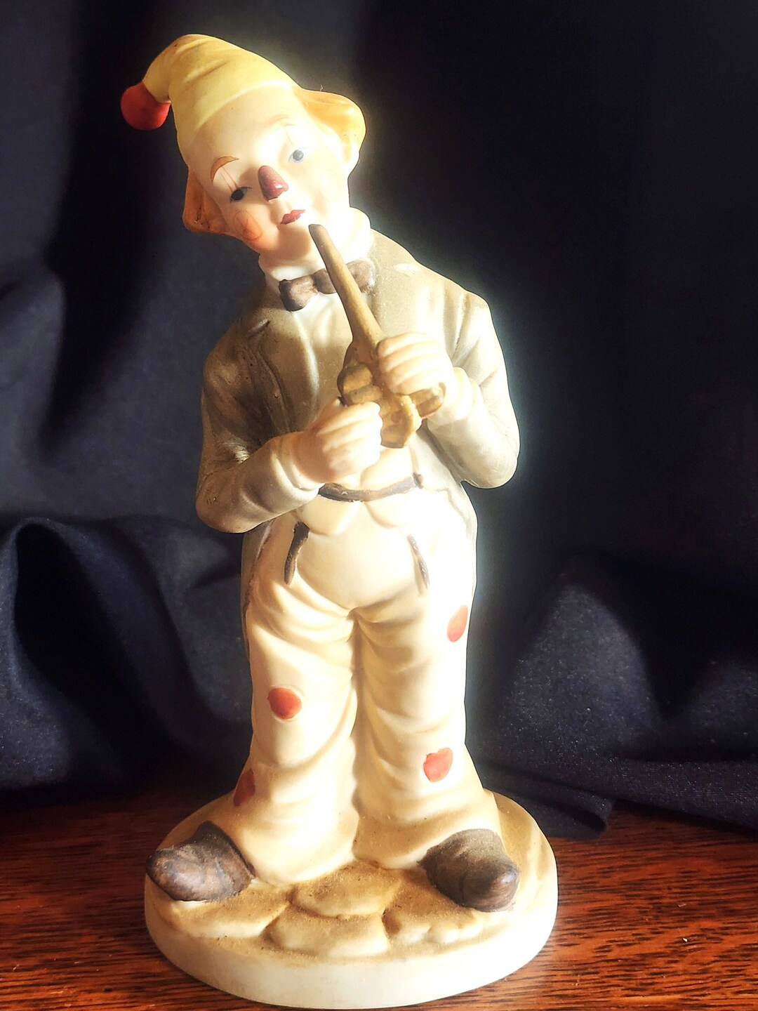 Vintage Ceramic Clown Playing a Wind Instrument - Etsy
