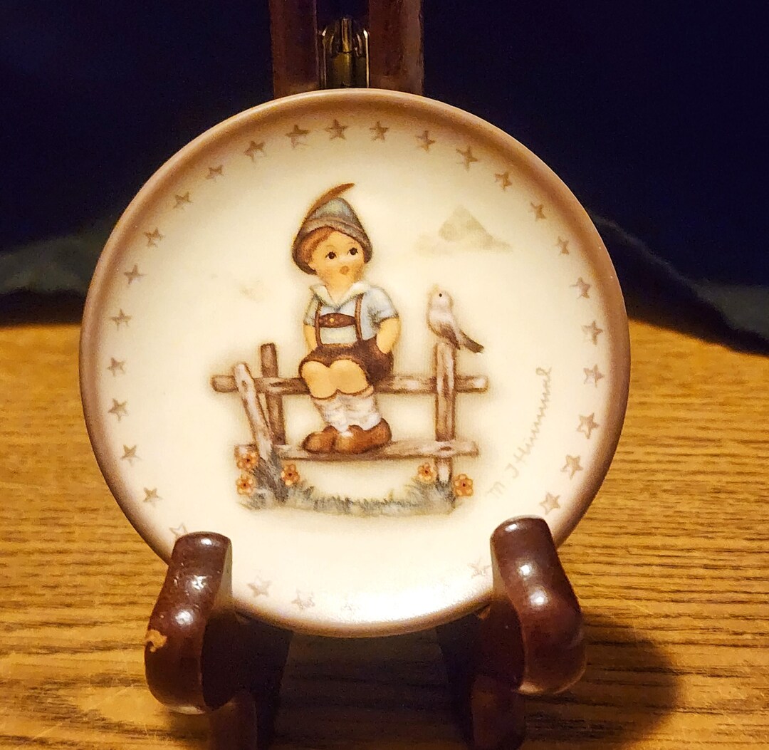 Vintage Hallmark Miniature Hummel Plate - Etsy