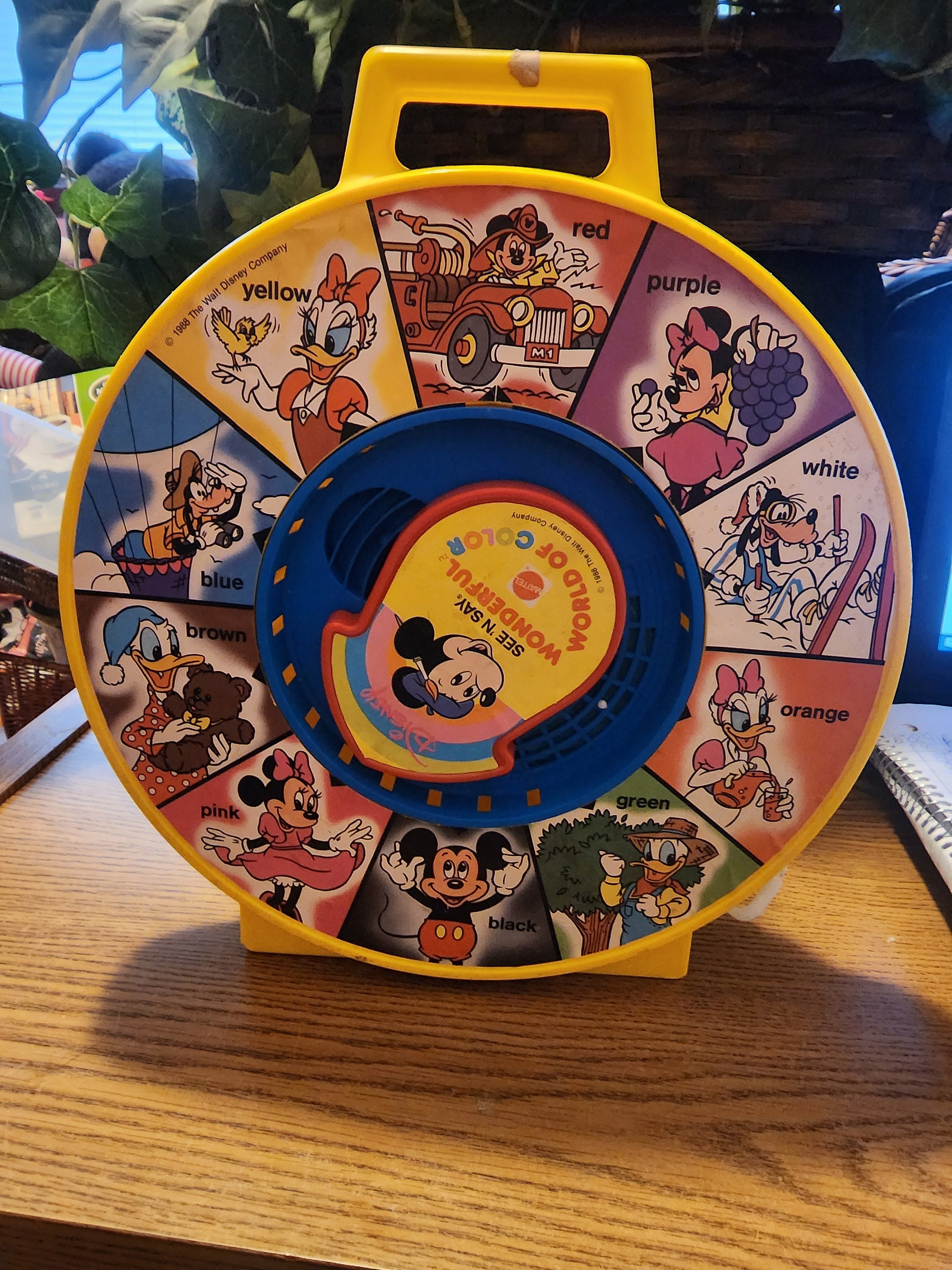 Vintage Mickey Mouse See and Say 1988 - Etsy