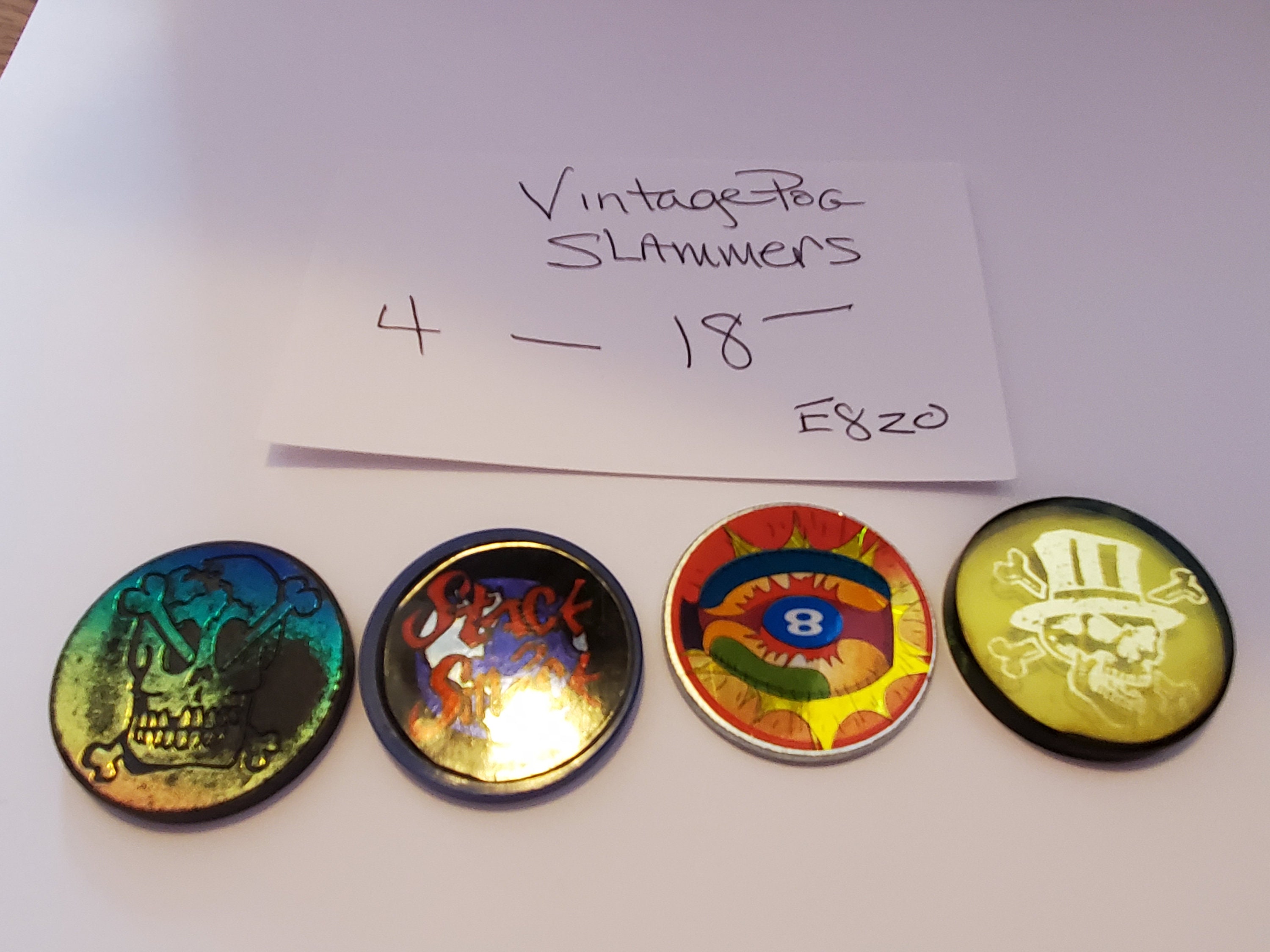 1990's Vintage POG SLAMMERS 4 | Etsy