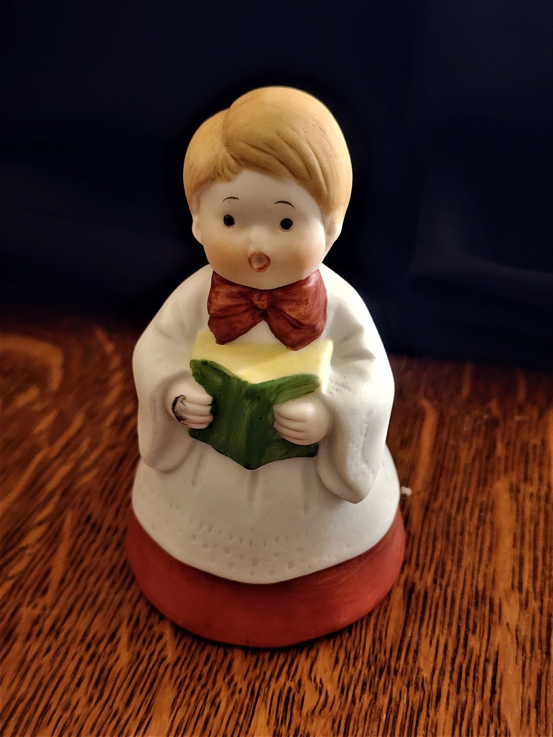Vintage 1987 Enesco Choir Boy Bell - Etsy