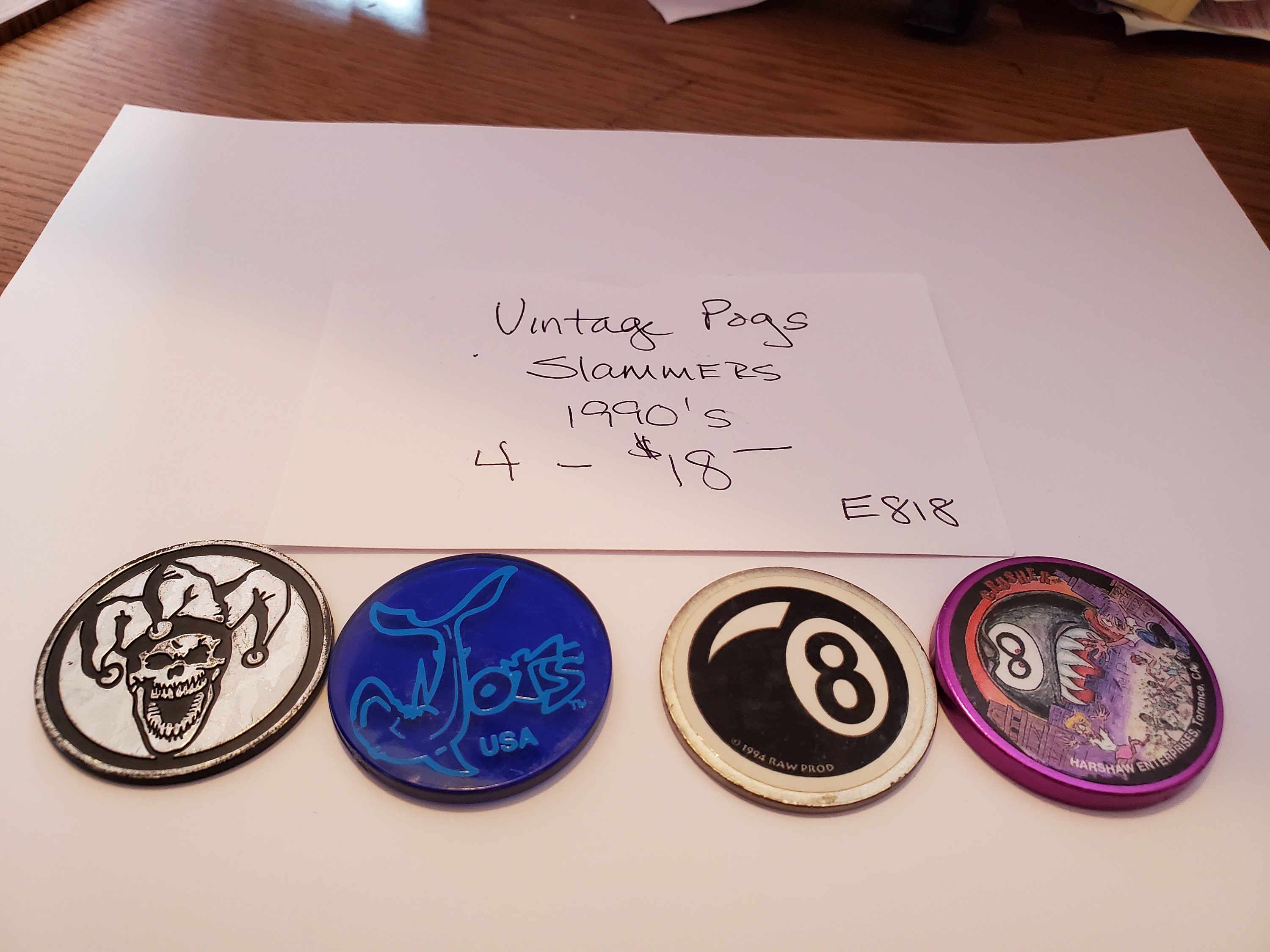 1990's Vintage POG SLAMMERS 4 | Etsy
