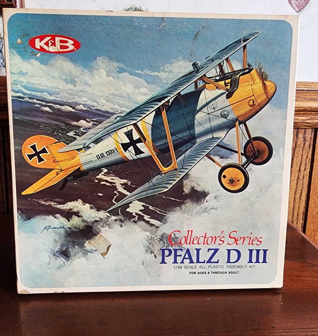 Vintage Pfalz DIII Airplane Unmade in Original Box - Etsy
