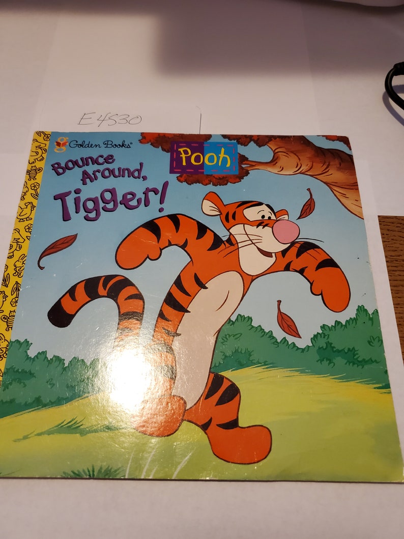 Vintage Bounce Around Tigger 1998 Golden Books - Etsy