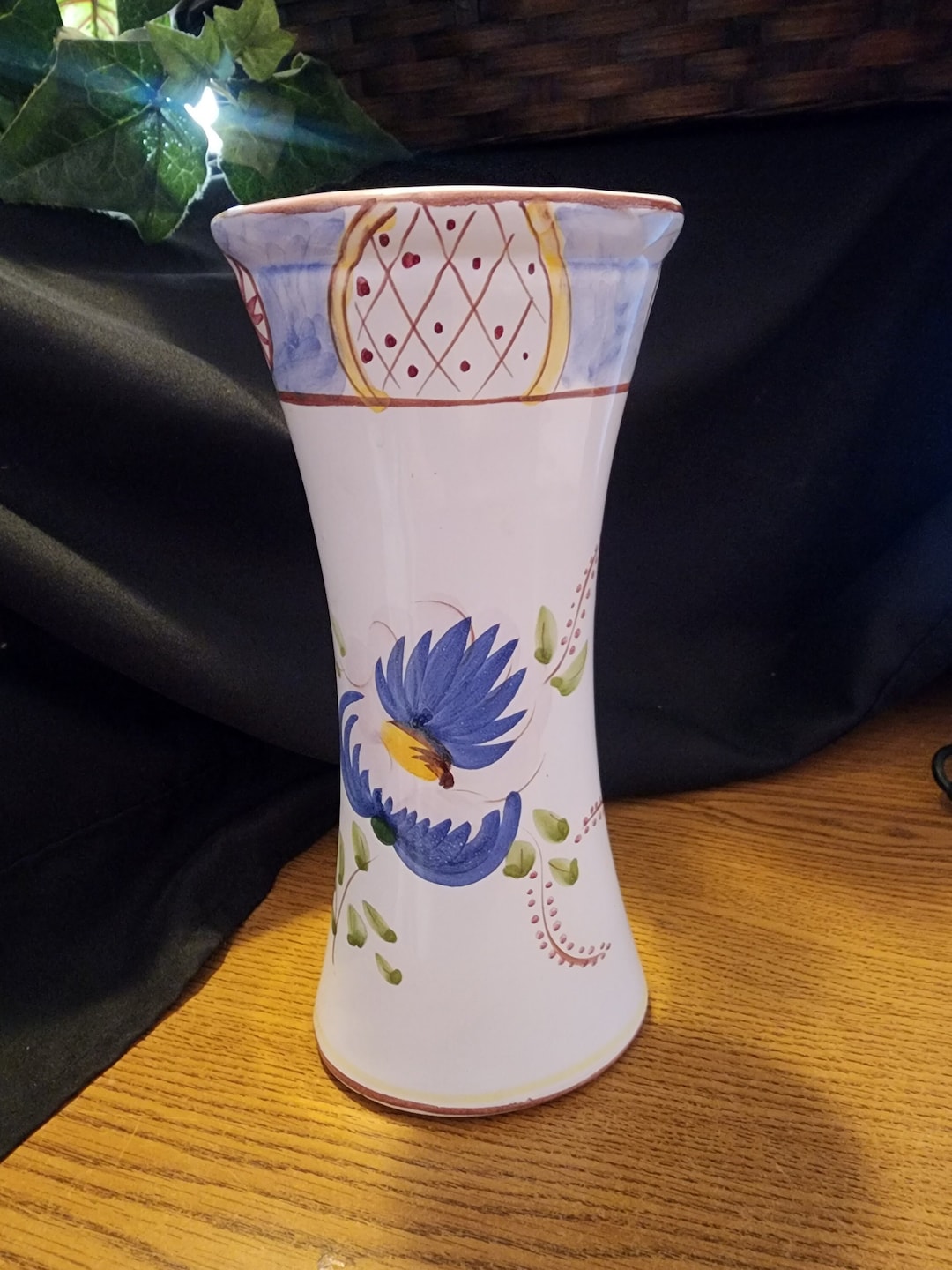 Vintage 9" Vase From Portugal - Etsy