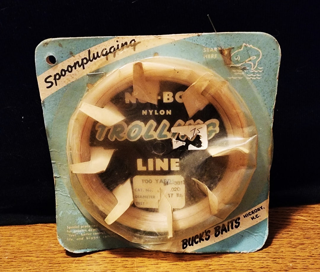 Vintage Buck's Base Spoonplugging Trolling Line - Etsy