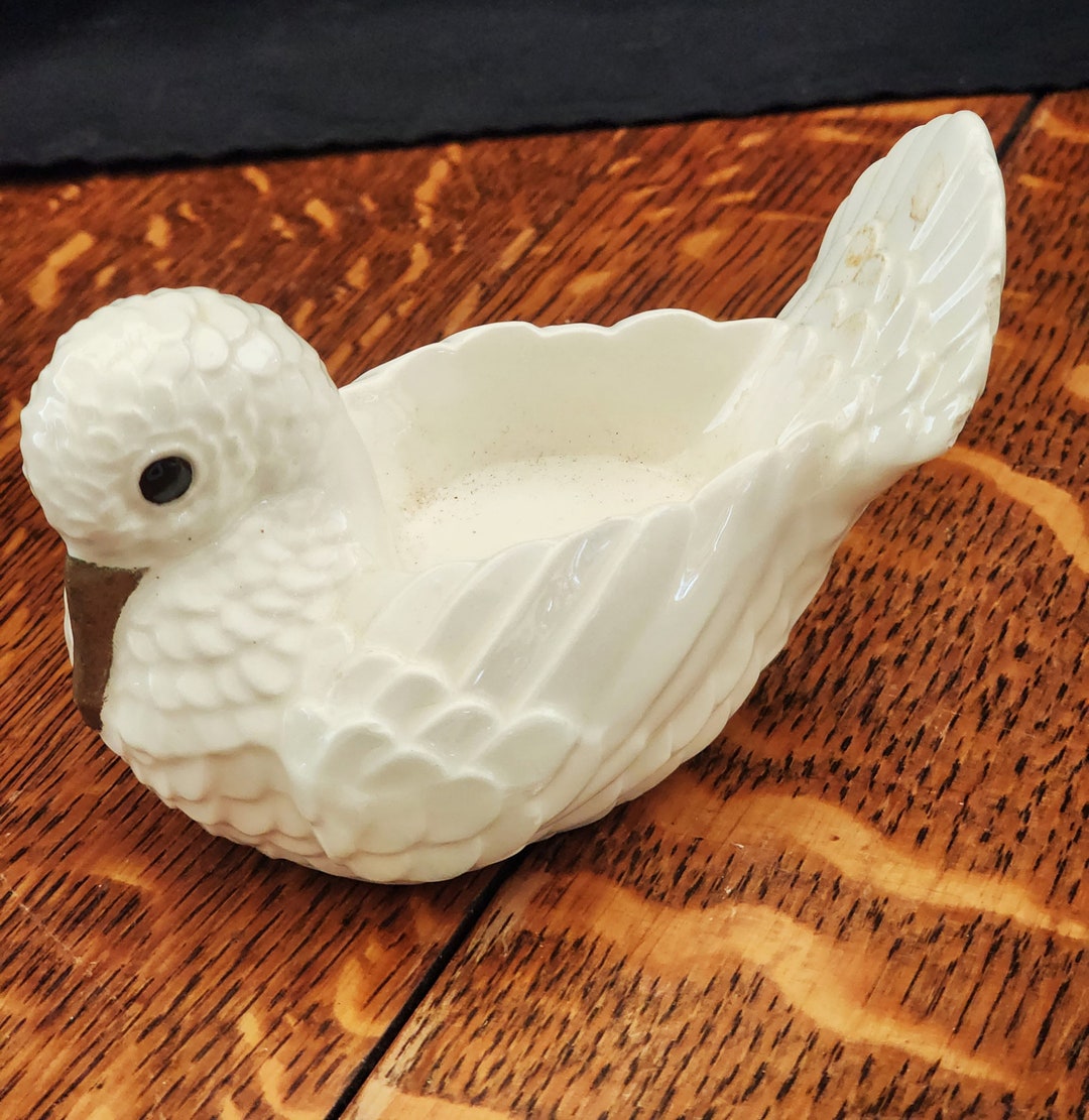 Vintage Stone Seagull Bowl or Candle Holder Artist Art 2000 - Etsy