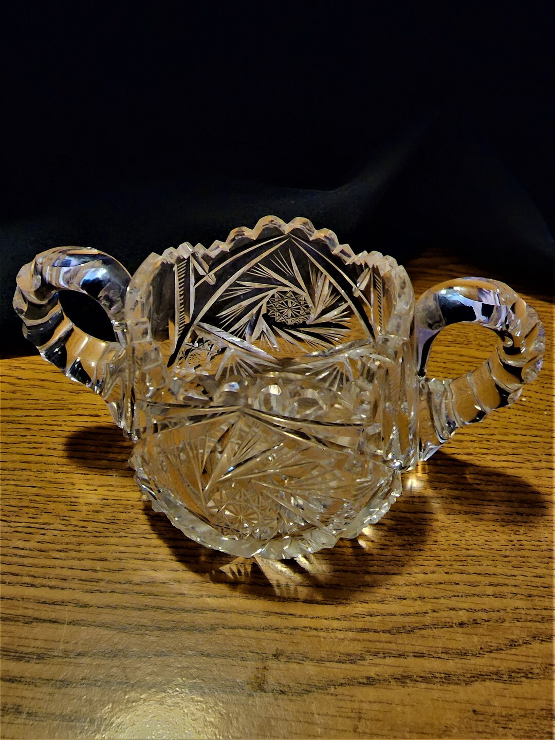 Vintage Imperial Cut Crystal Cup - Etsy