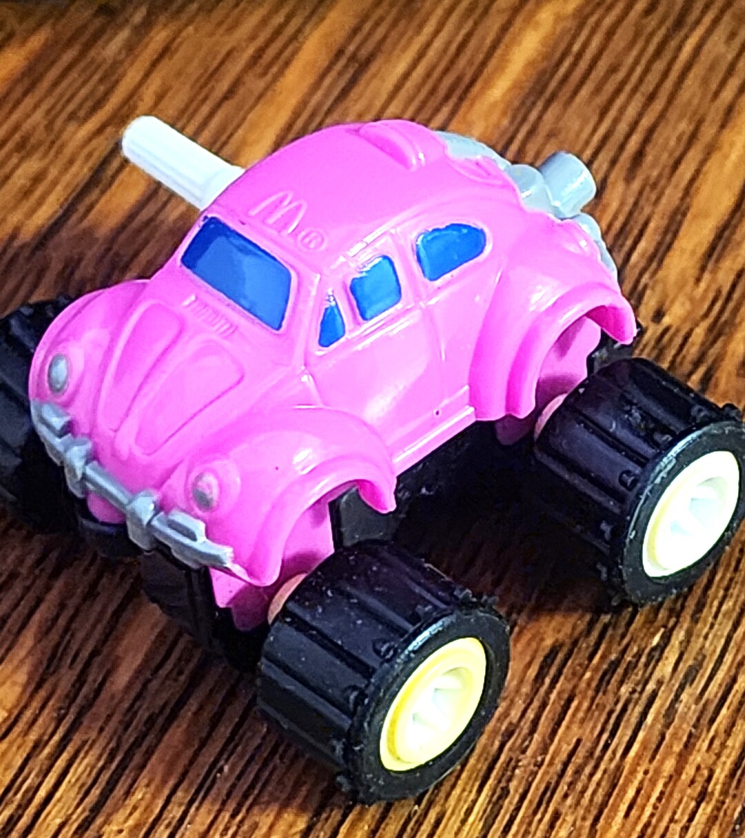 Vintage 1990s Mcdonalds Happy Meal Wind up Pink Slug Bug Toy - Etsy