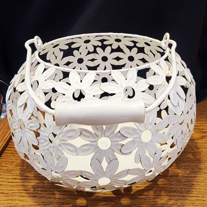 Small Metal Basket - Etsy