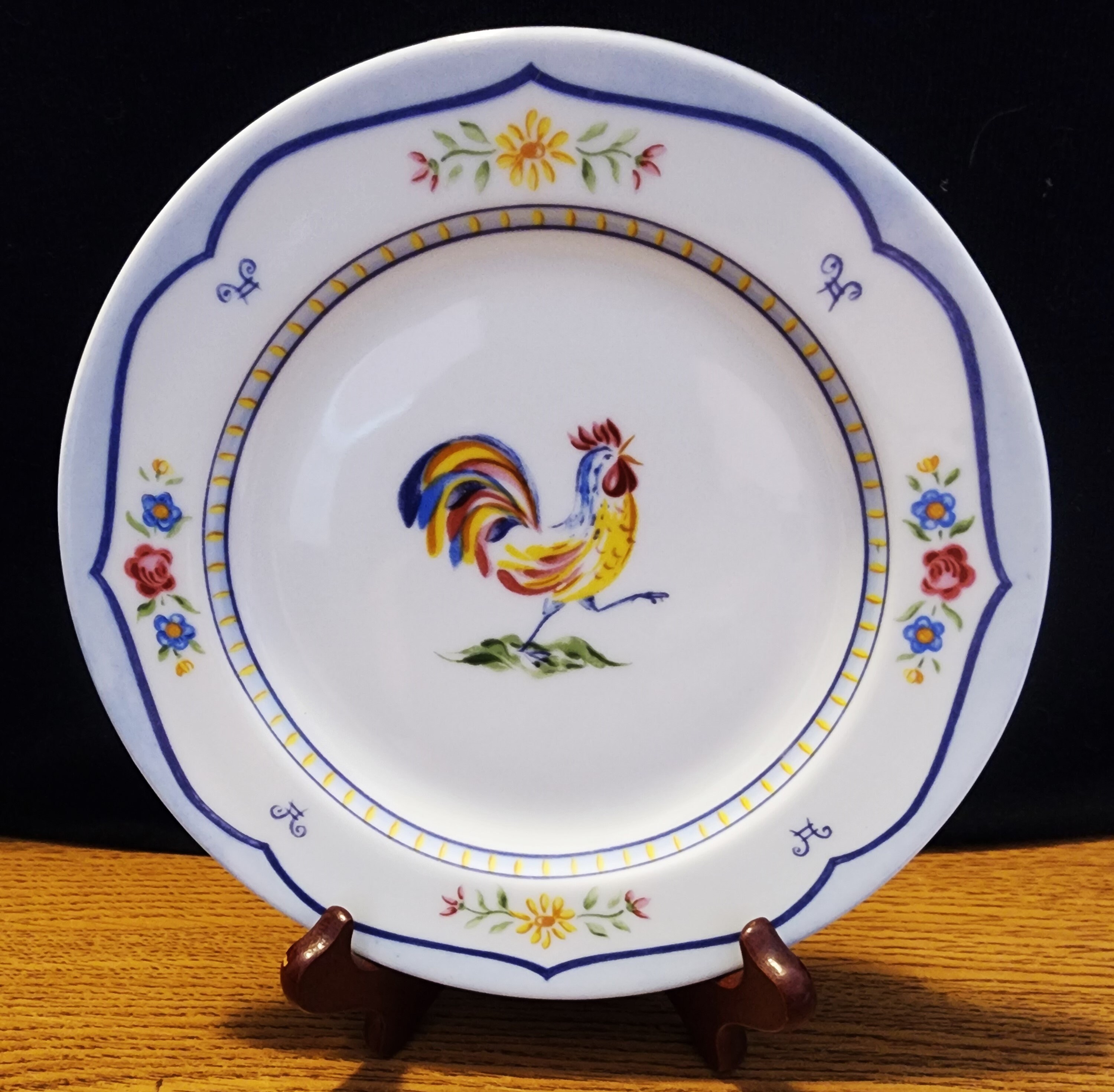 Vintage 8" Coventry Chicken Plate - Etsy