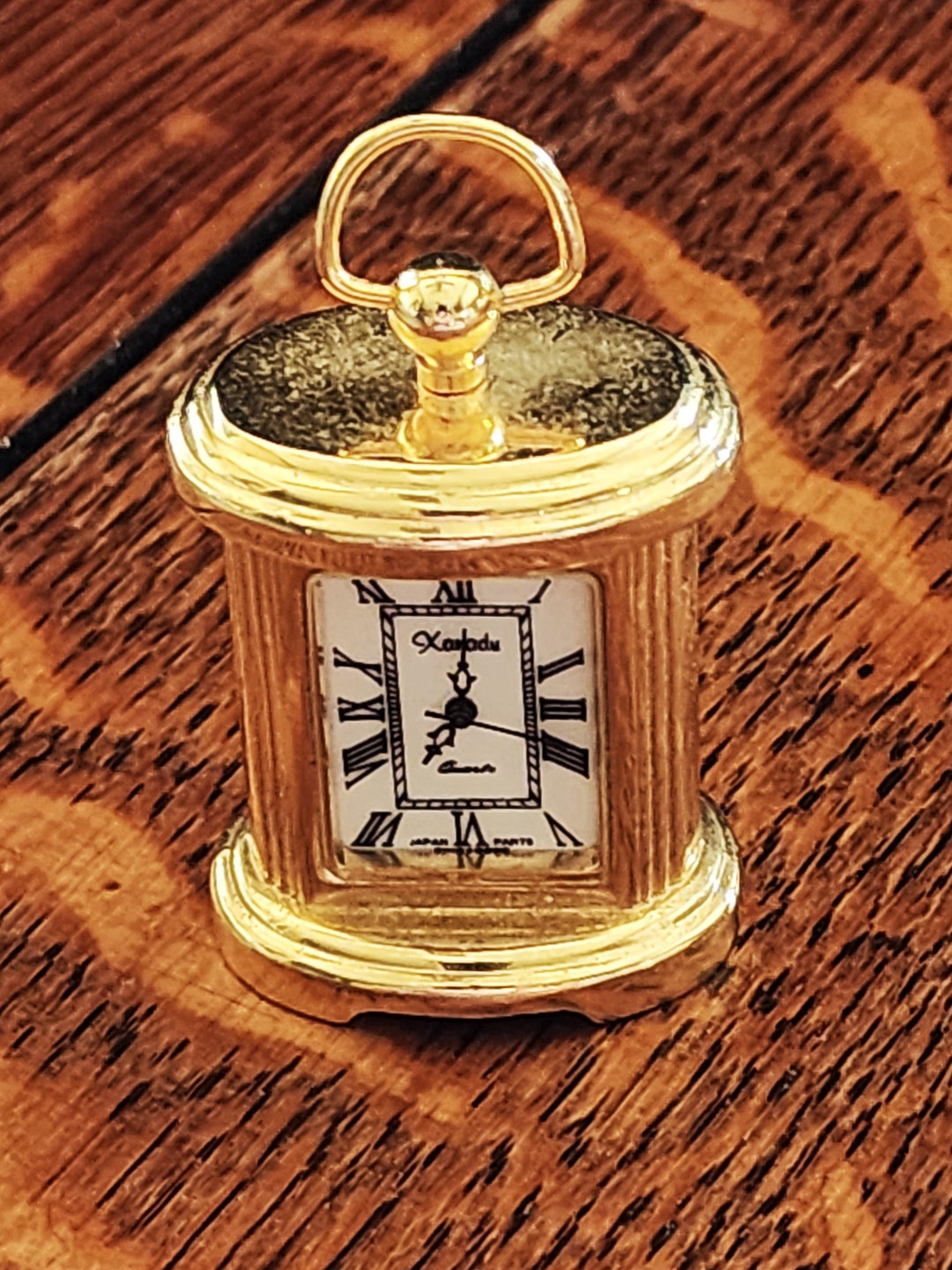 Vintage Miniature Clock (not Sure If It Works Could Not Figure Out How ...