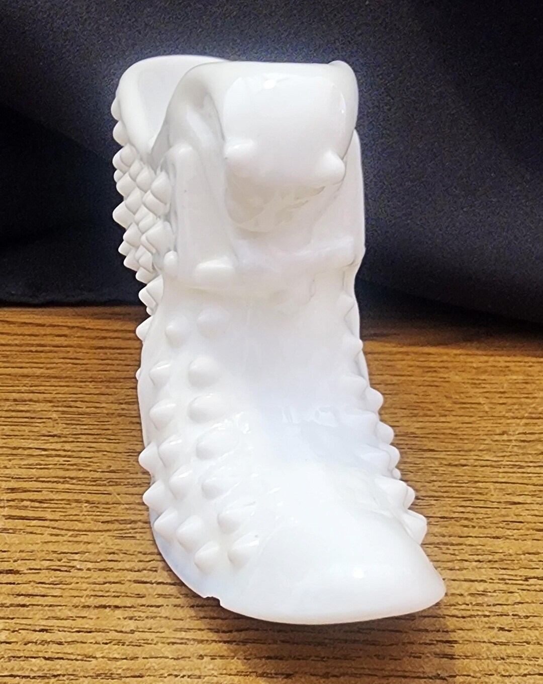 Vintage Fenton Hob Nob Milk Glass Shoe - Etsy