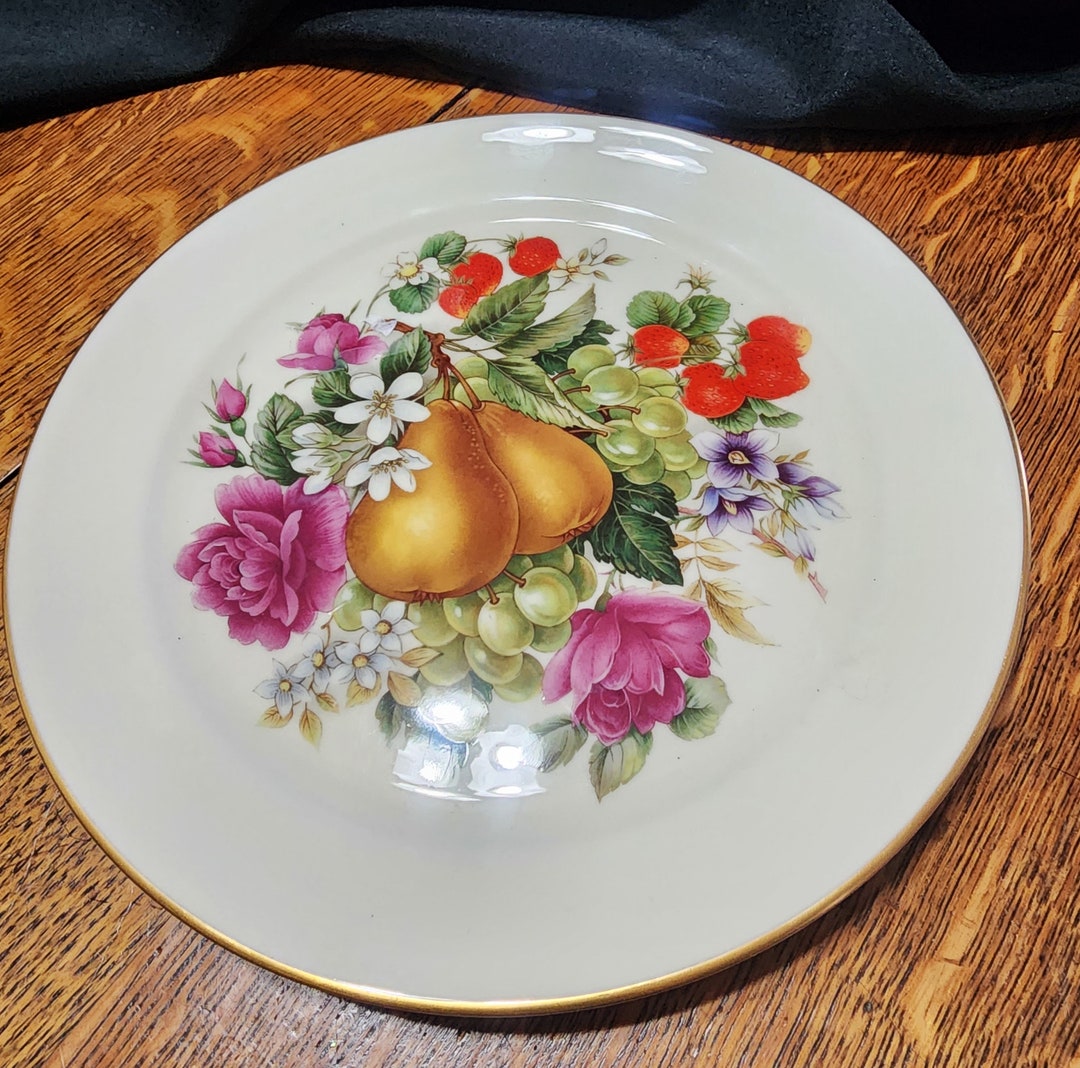 Vintage Pickard China Hand Painted Plate - Etsy