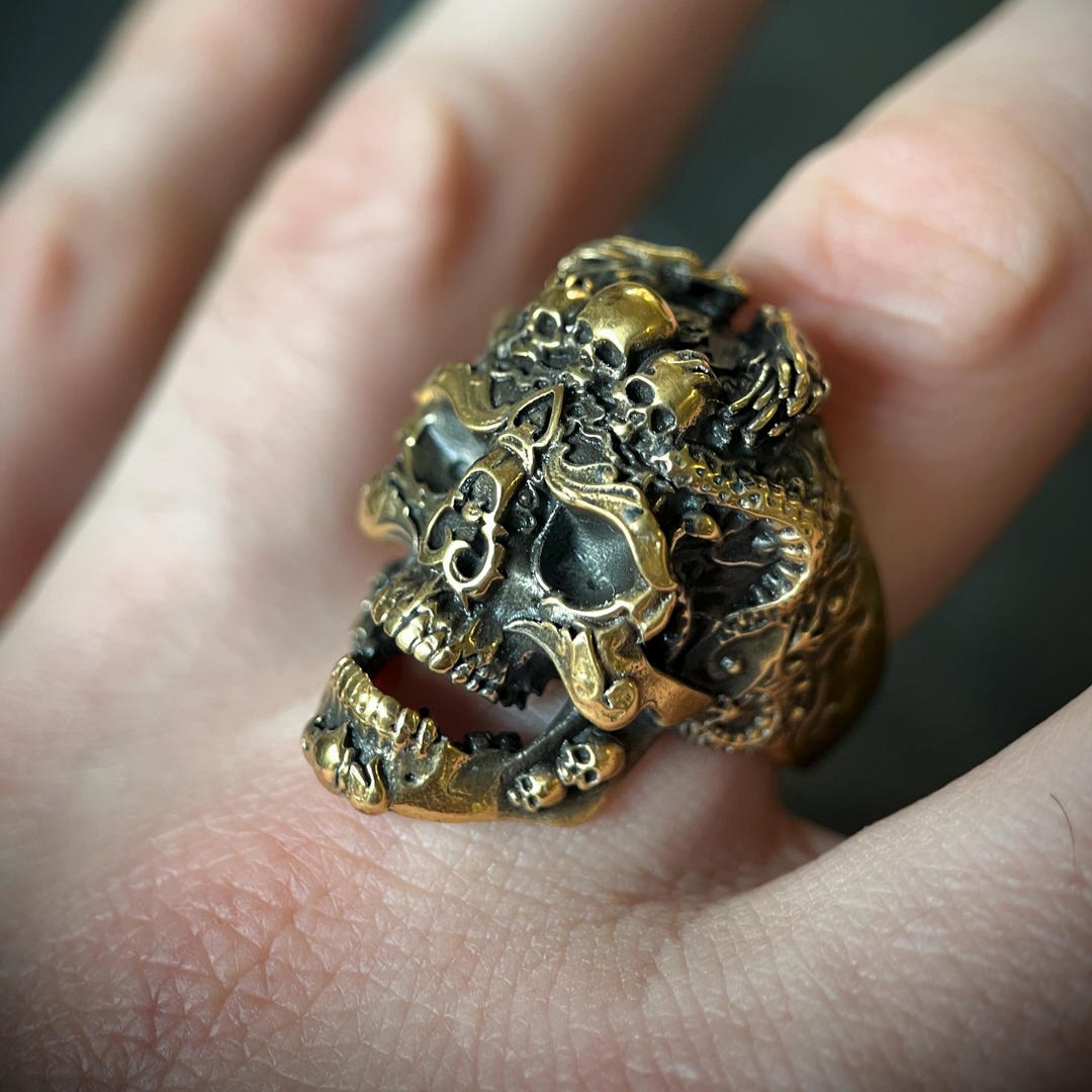 The Dragon's Throne - 24ct Gold Chunky Highly Detailed Ornate Handmade ...