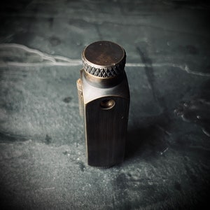 Blackened & Distressed Vintage Style Solid Matte Brushed Brass Heavy ...