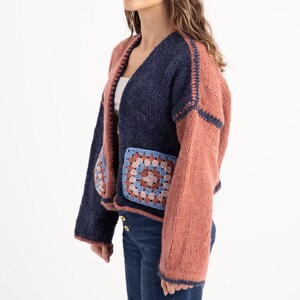 Two Color Block Cardigan Pattern, Digital Download, Cardigan Making ...