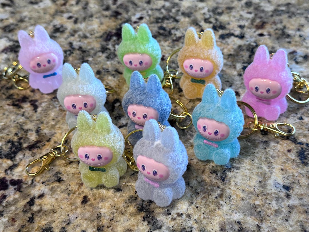 Labubu Keychains - Glow in the Dark Keychains - Glow in the Dark Labubu ...