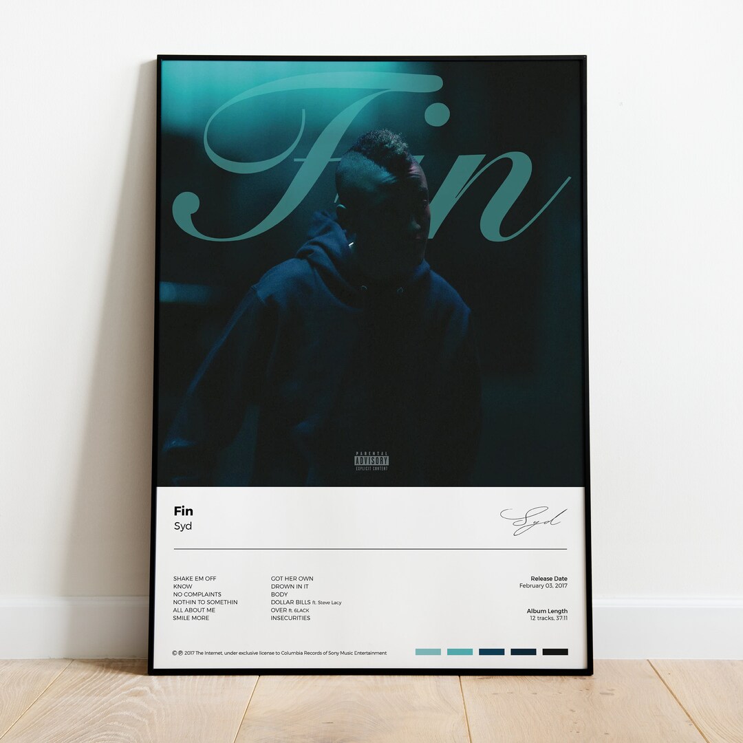 Syd - Fin Album Poster. Printable Wall Art. Music Poster. - Etsy
