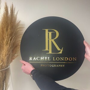 Luxury Business Signage, Personalised Business Plaque Logo, Corporate ...