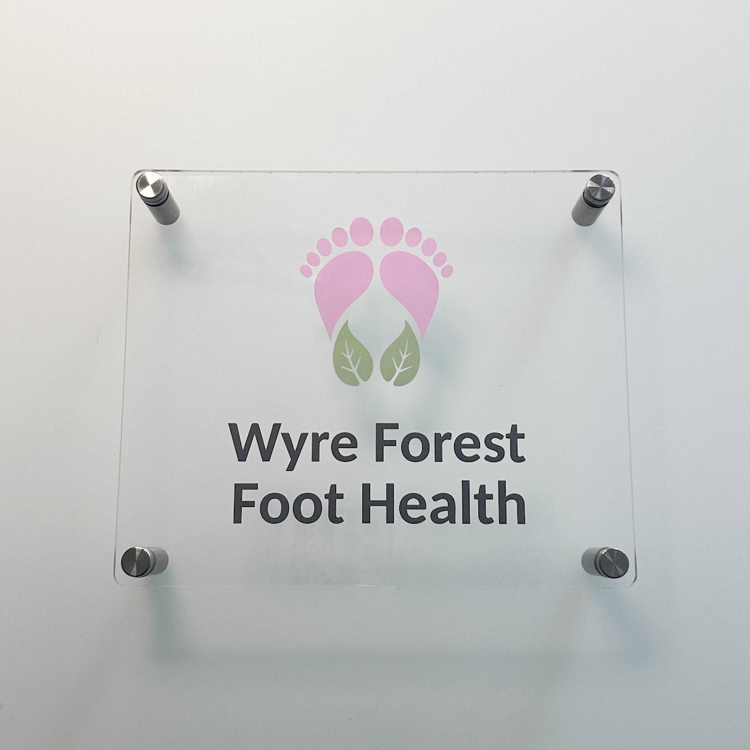 Custom Clear Acrylic Logo Sign, Personalised Business Sign, Acrylic ...