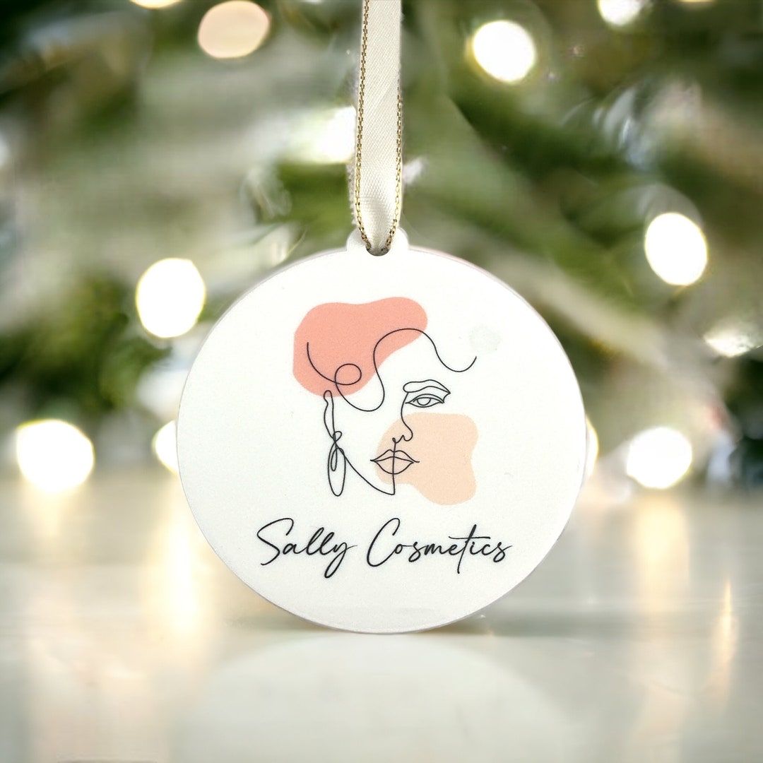 Business Logo Bauble, Branded Company Custom Baubles, Corporate Gifts ...