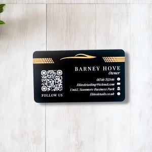 Acrylic Premium Business Cards, Double-sided Custom Business Cards ...