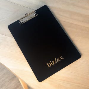 Personalised Logo Acrylic Clipboard, Luxury Business Stationery ...