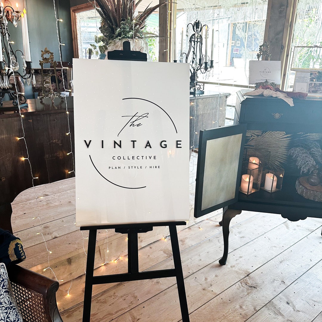 Custom Acrylic Business Sign, Brand Logo Bespoke Event Signs, Luxury ...