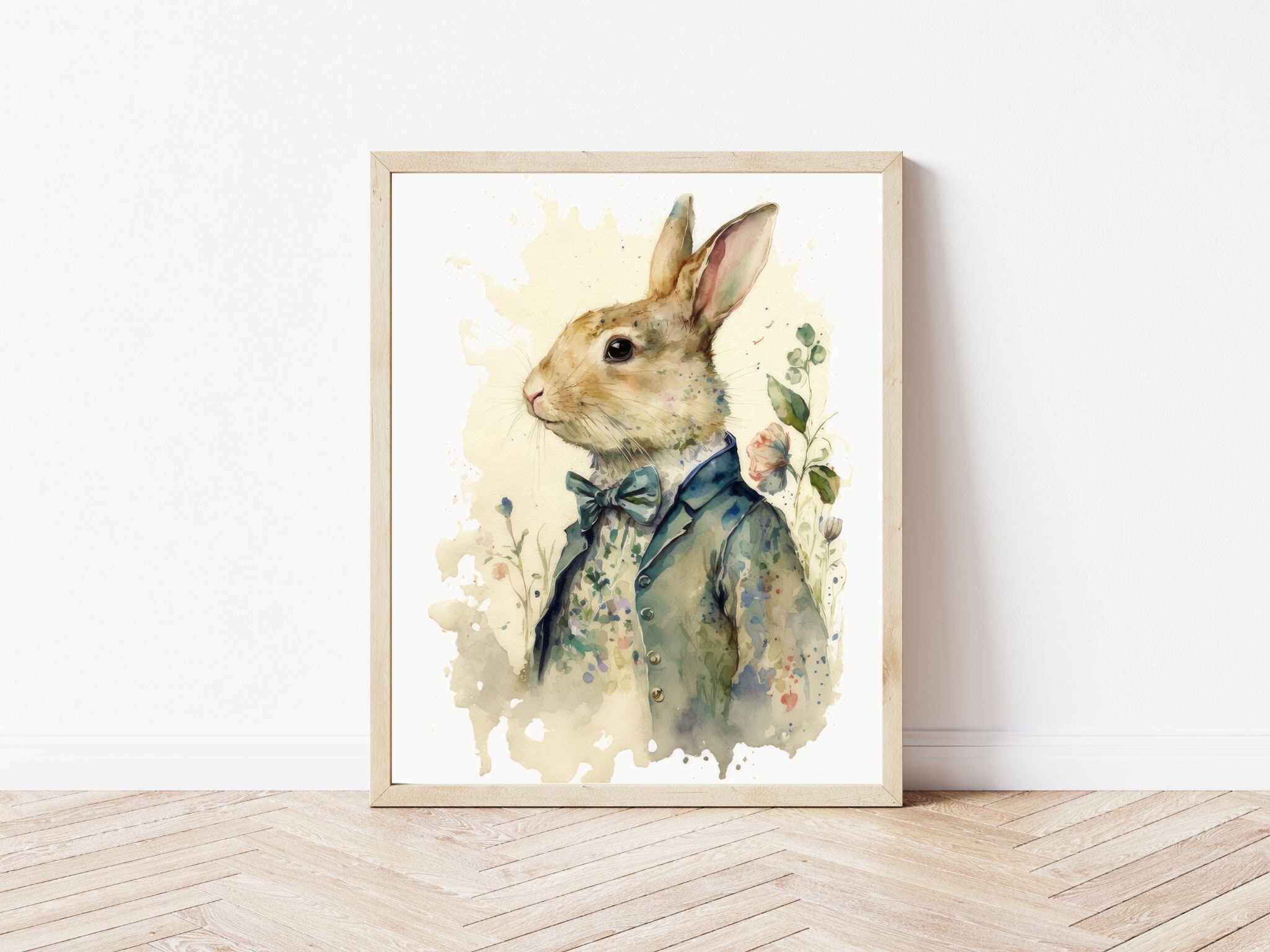 Peter Rabbit Print - Peter Rabbit Art | Digital Download | Watercolor ...