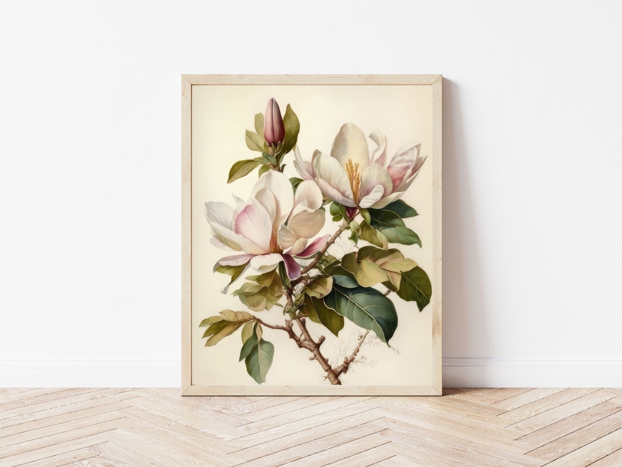 Magnolia Print Digital Download - Magnolia Wall Art | Magnolia Decor ...