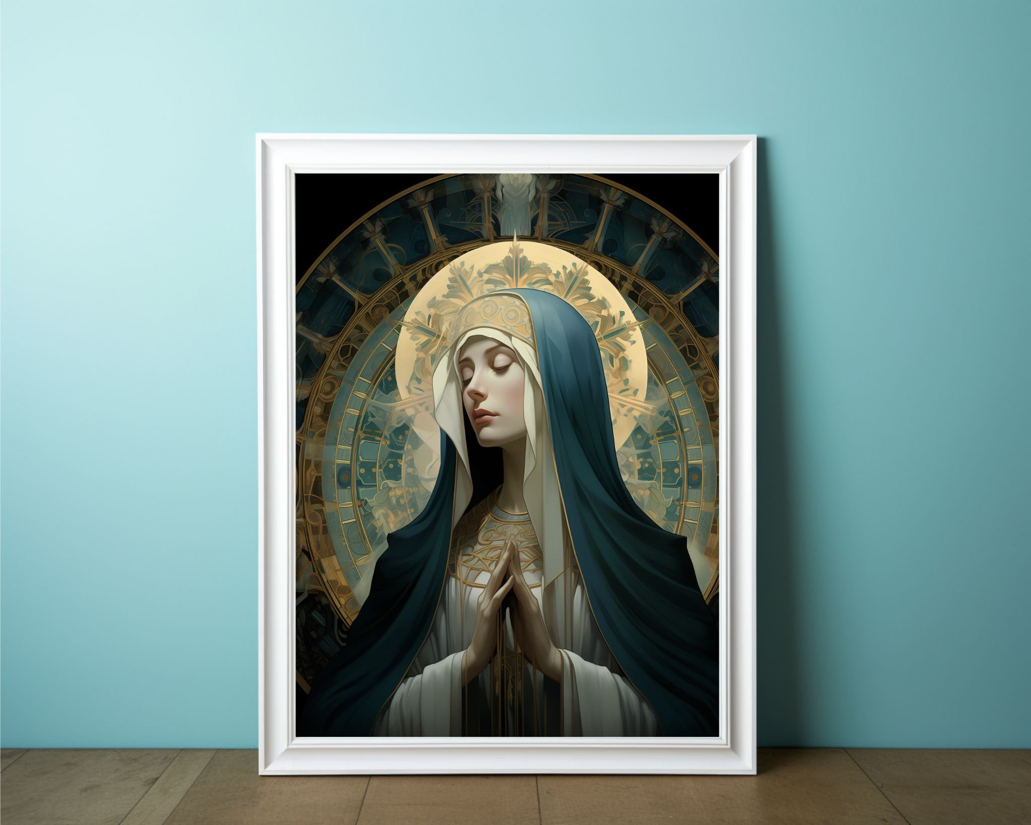 Modern Christian Art - Mother Mary Prints | Virgin Mary | Modern ...